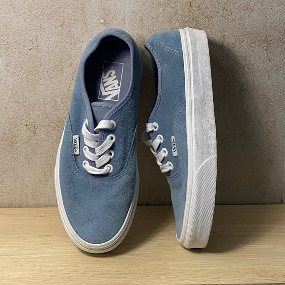 Vans | Shoes | Sky Blue Suede Low Vans | Poshmark